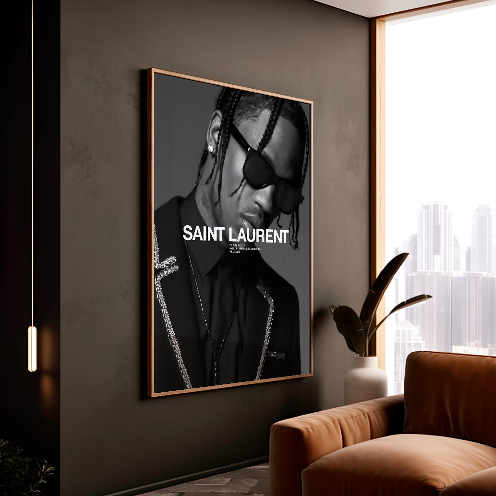 Travis Scott x Saint Laurent – Poster House Uy